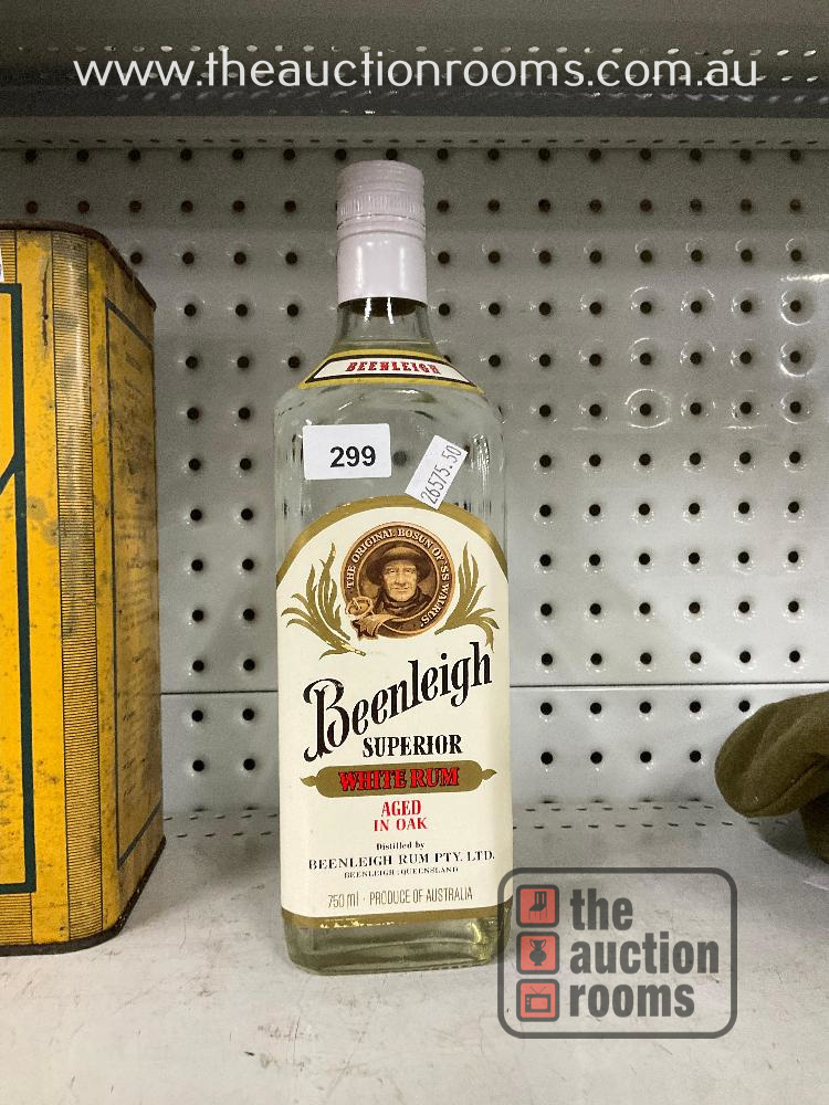 Bottle of Beenleigh Rum