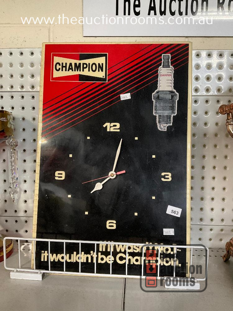 Champion Spark Plug Clock