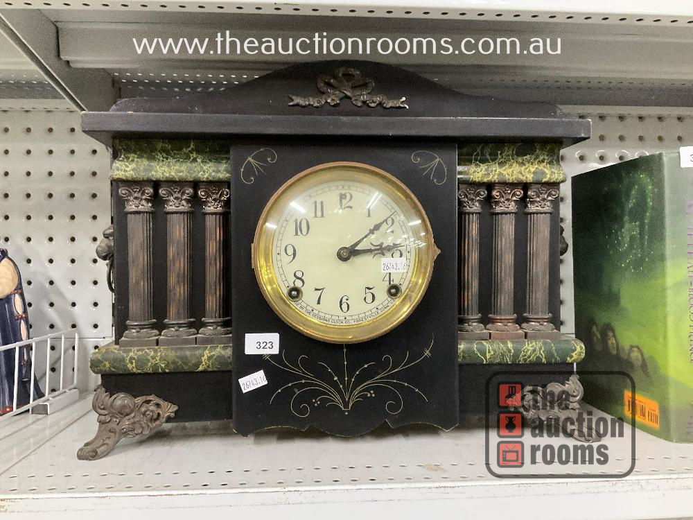 Sessions Mantel Clock with Key & Pendulum