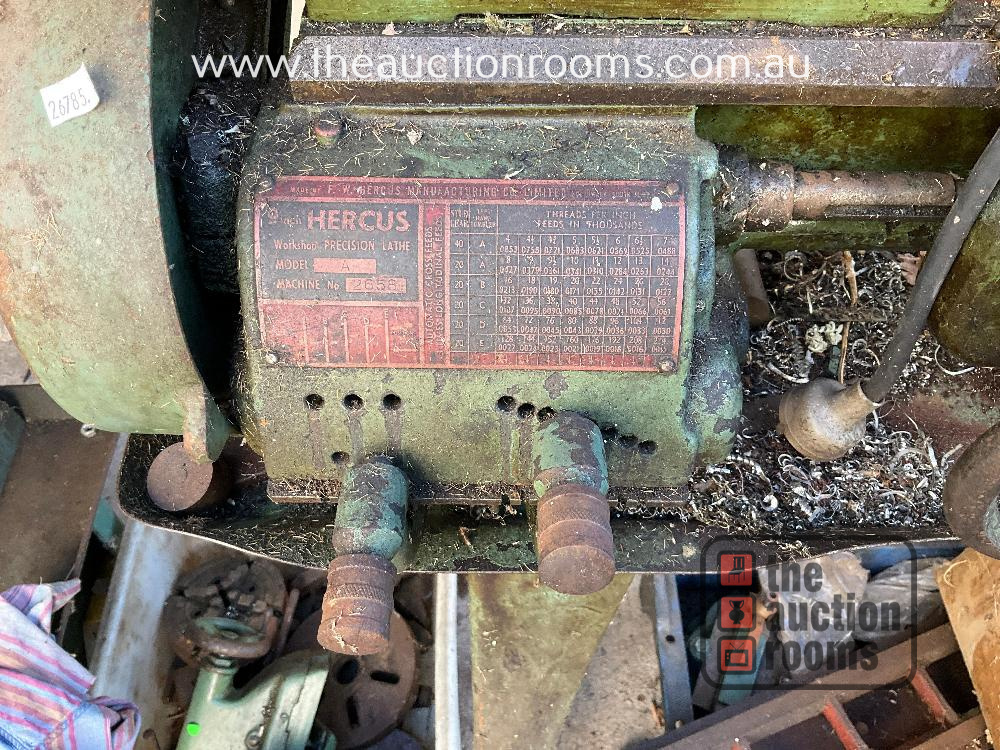 9" Hercus Model A Lathe (SELF LOAD ONLY)
