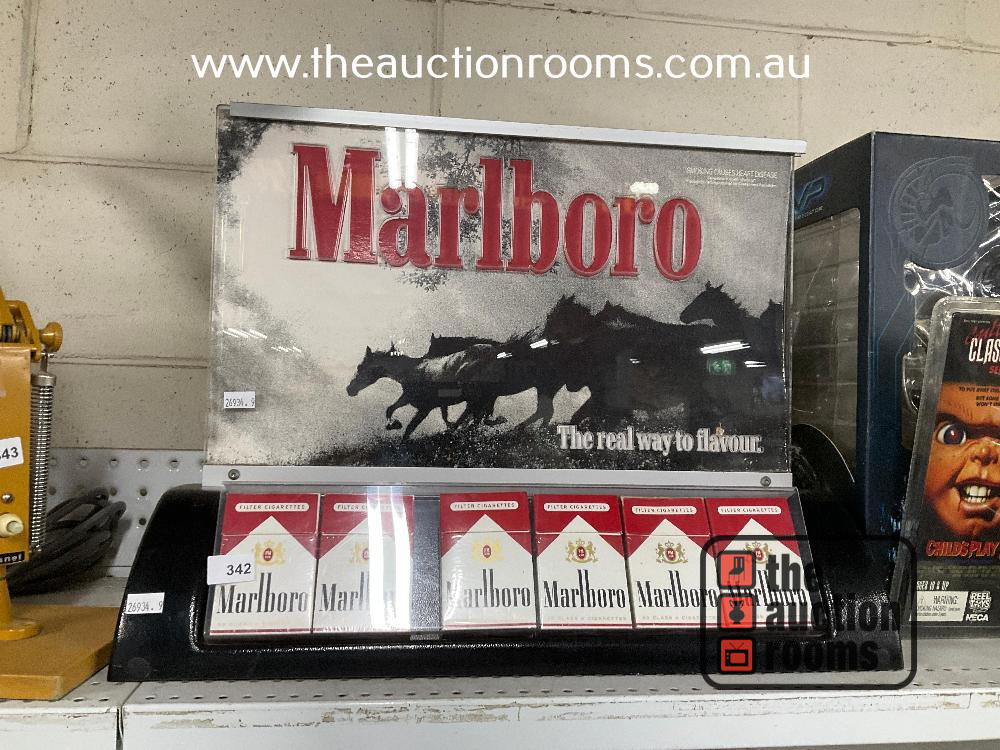 Illuminated Marlboro Display Sign