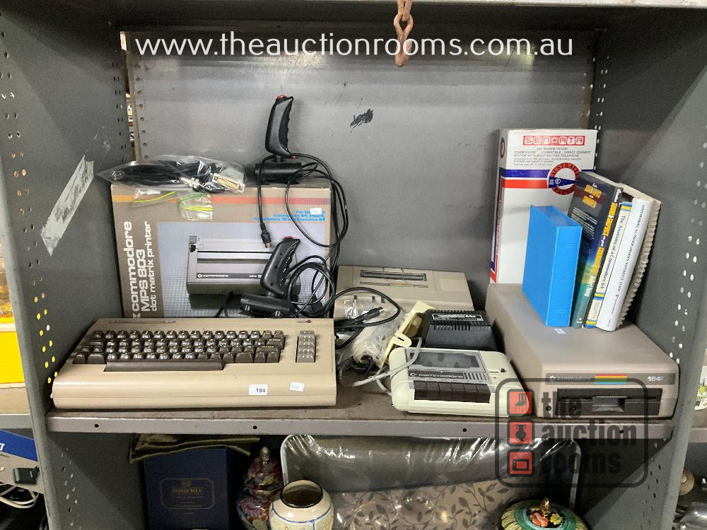 Bay with Commodore 64 & Assorted Accessories