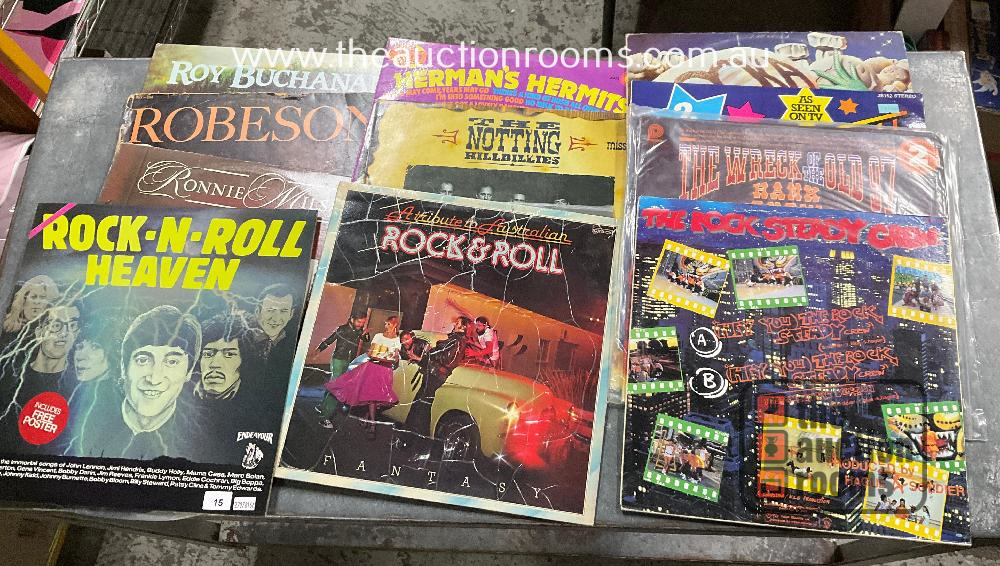 Rock N'Roll & Assorted LP Records